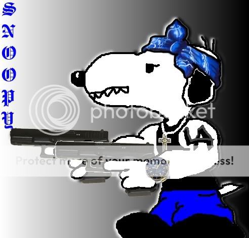 Gangsta Snoopy Photo by joker8851 | Photobucket